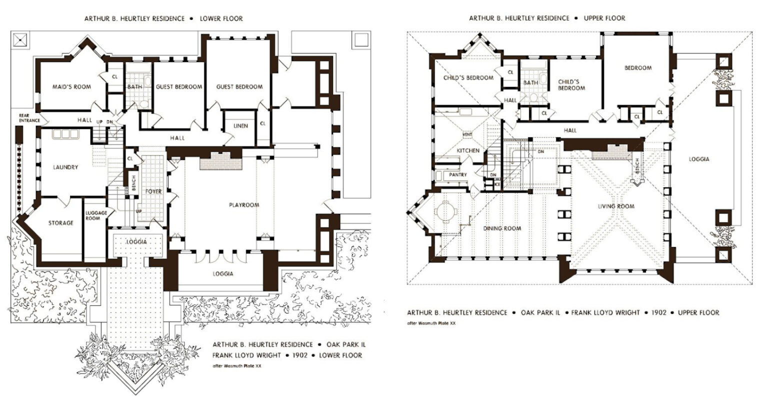The Arthur B. Heurtley House: A Testament to Frank Lloyd Wright's ...